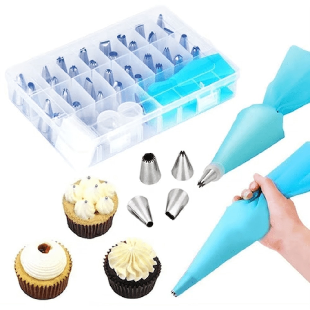 Salestore.ro® Patisserie/Confectionery Set 35 части, форми за украса и ...