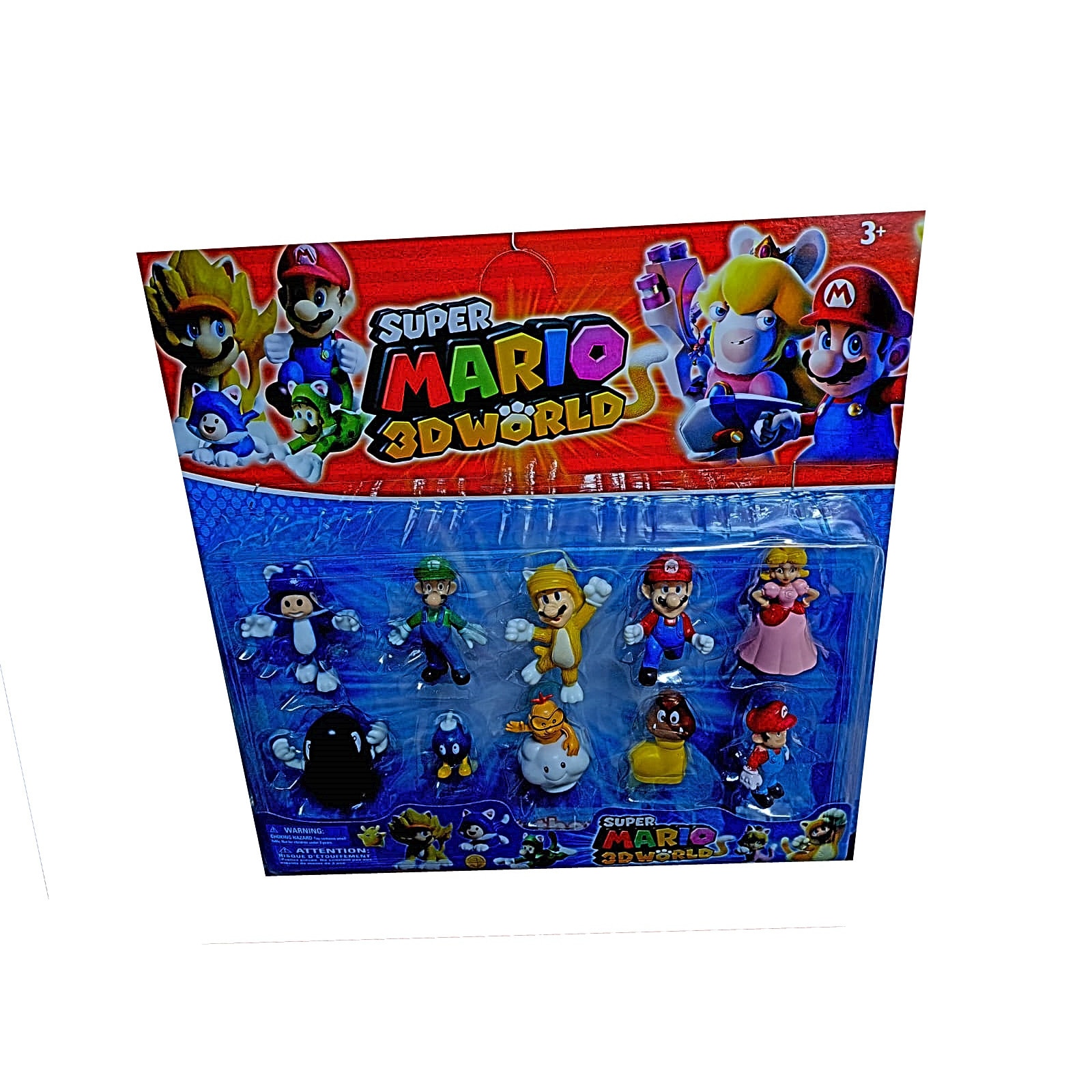 Set 10 figurine Super Mario 6 cm, multicolor - eMAG.ro