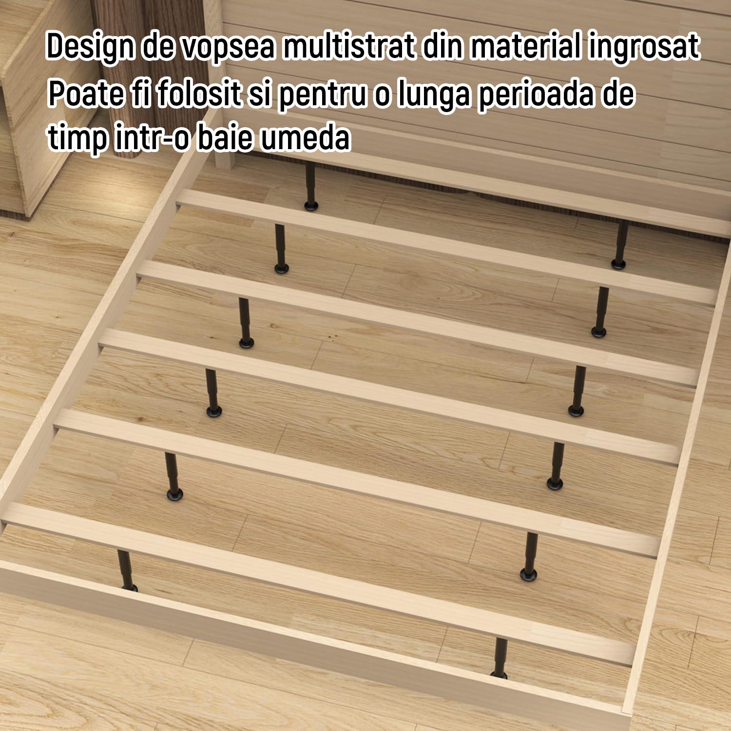 Set 4 Picior mobila, Sundiguer, inaltime reglabila, 18-30 cm ...