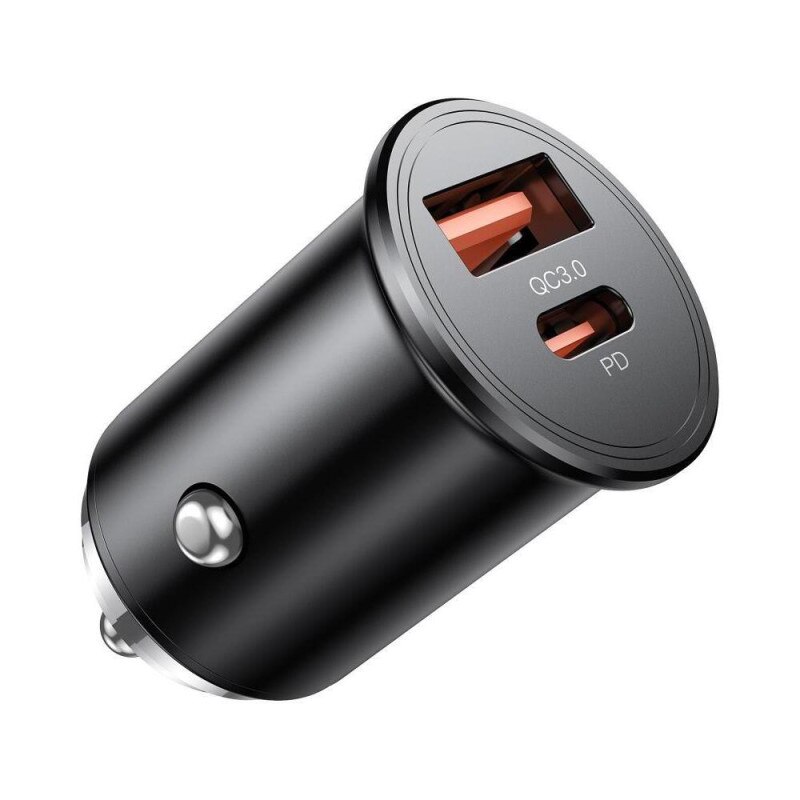 Adaptor auto 1x USB Type C PD + 1x USB QC3.0 3A 45W negru XO-CC43 - eMAG.ro