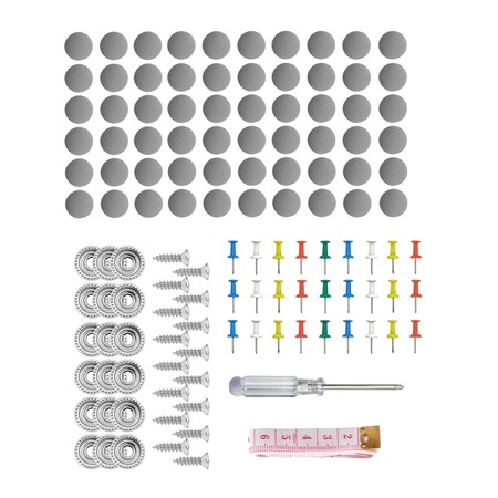 Set 60 accesorii reparatie auto, Axroad Mall, Cu surubelnita, banda de ...