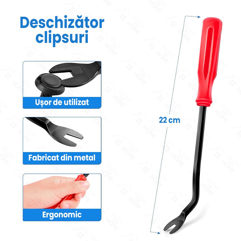 Set 725 piese cu 635 de clipsuri universale si 45 cleme fixare si scule ...