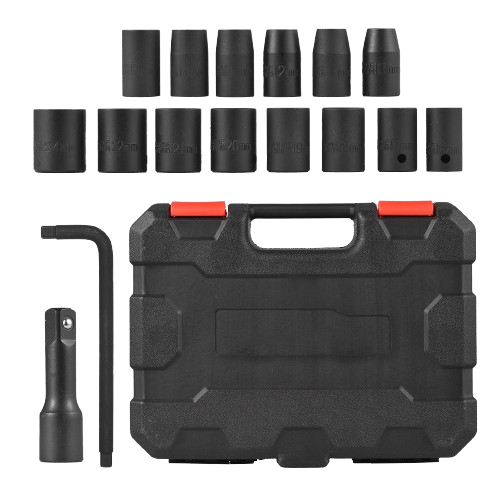 Set de chei cu impact, 16 bucati, 1/2" - eMAG.ro