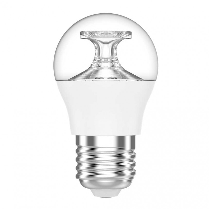 LED лампа Lightex SHINY, 6W, 220V, E27, P45, Естествена светлина, 510lm ...