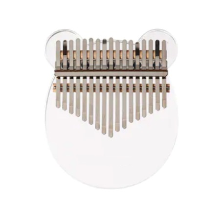 Kalimba Instrument muzical cu 17 note, sticla transparenta, model ...