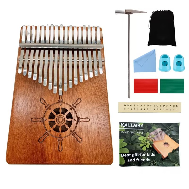 Kalimba, instrument Muzical cu 17 Note - eMAG.ro
