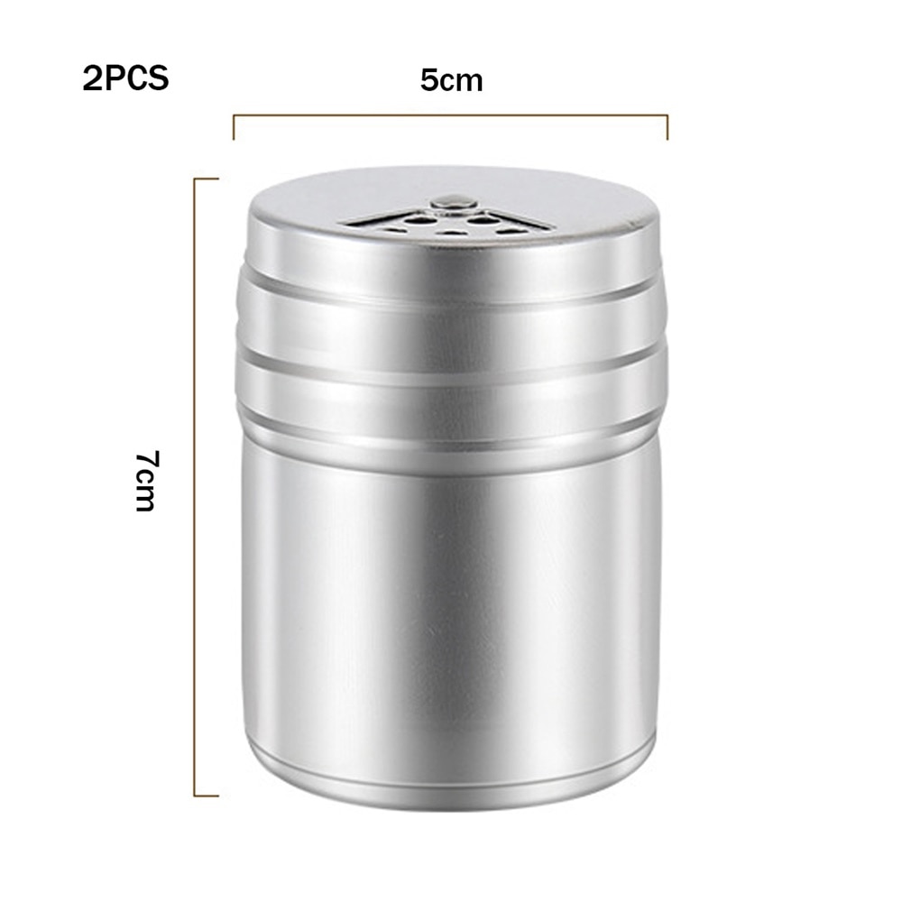 Set 2 cutii de condimente, Inox, Argintiu - eMAG.ro