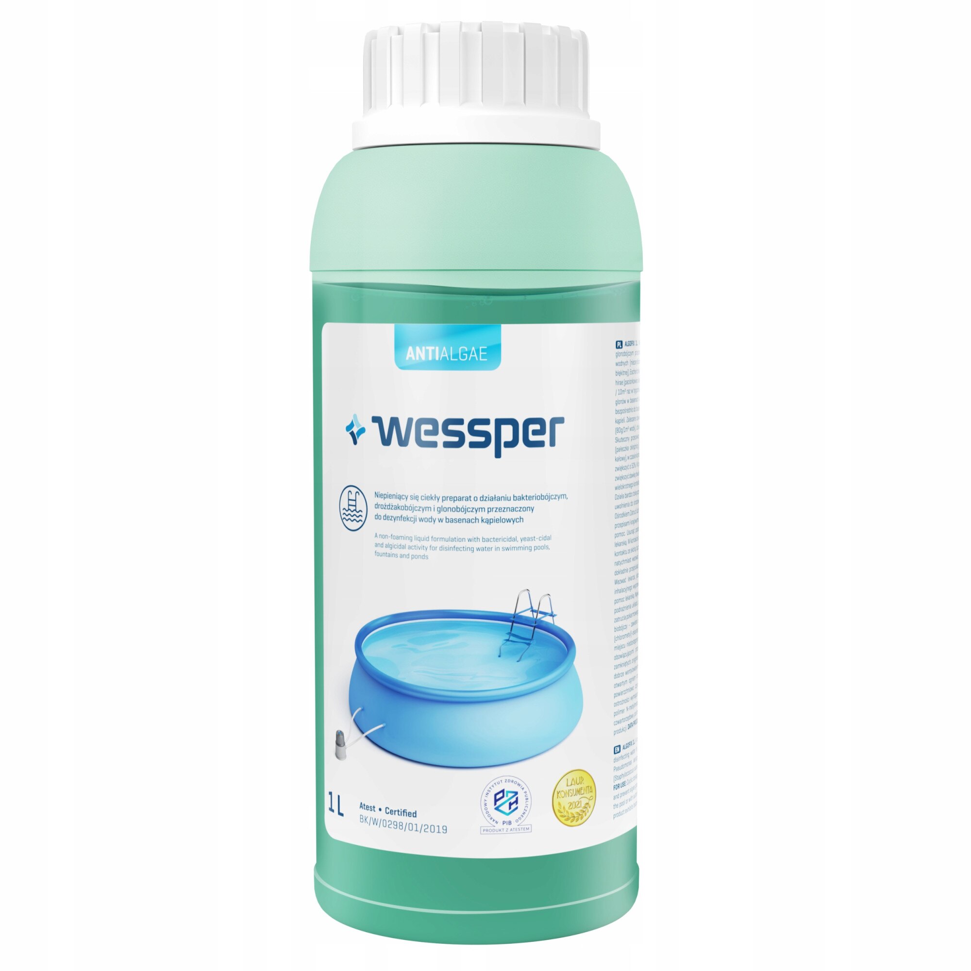 Set intretinere piscina Wessper, 7 in 1, cu balancer pH, antialge, clor ...
