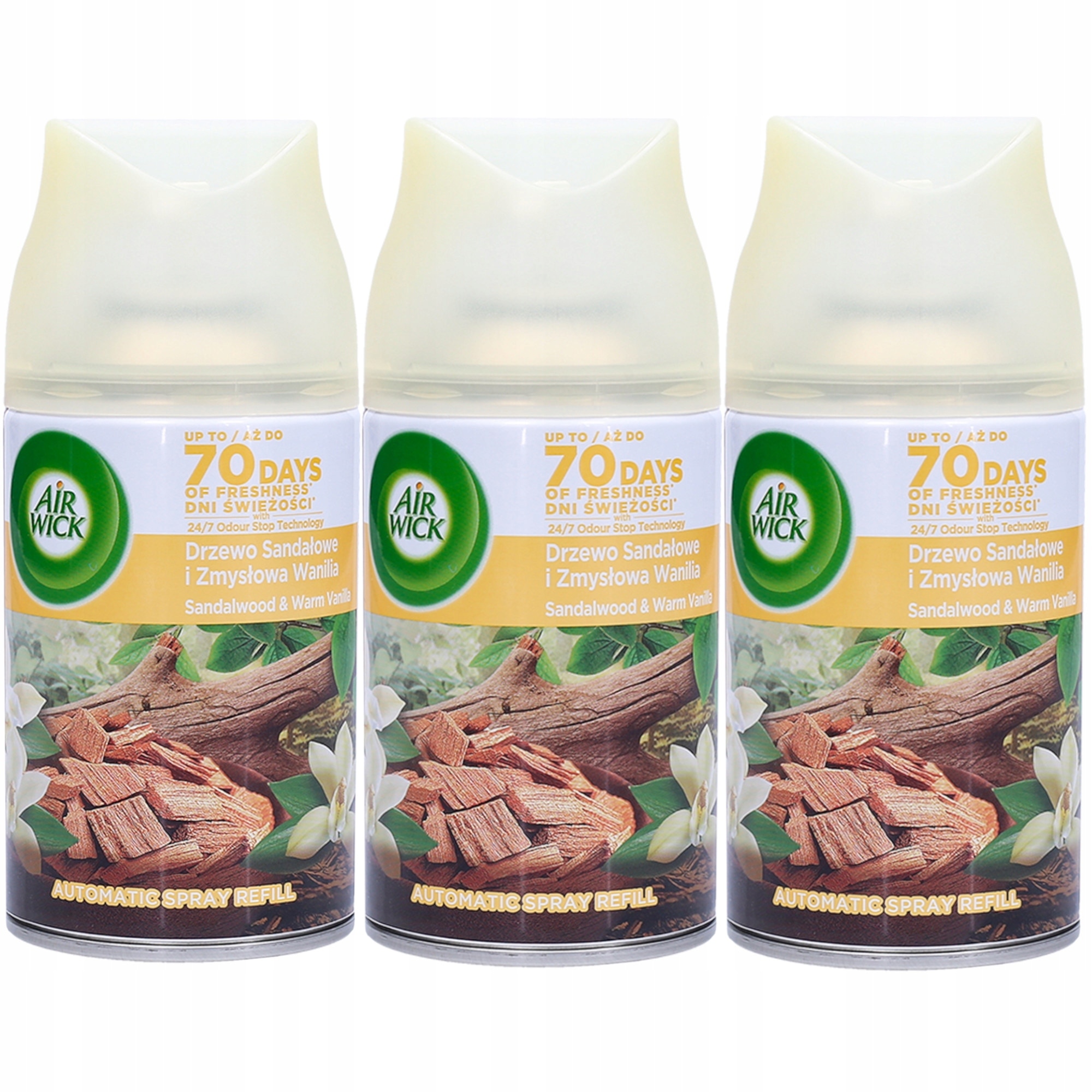 Set 3 odorizante camera Air Wick, Sandalwood and Sensual Vanilla ...