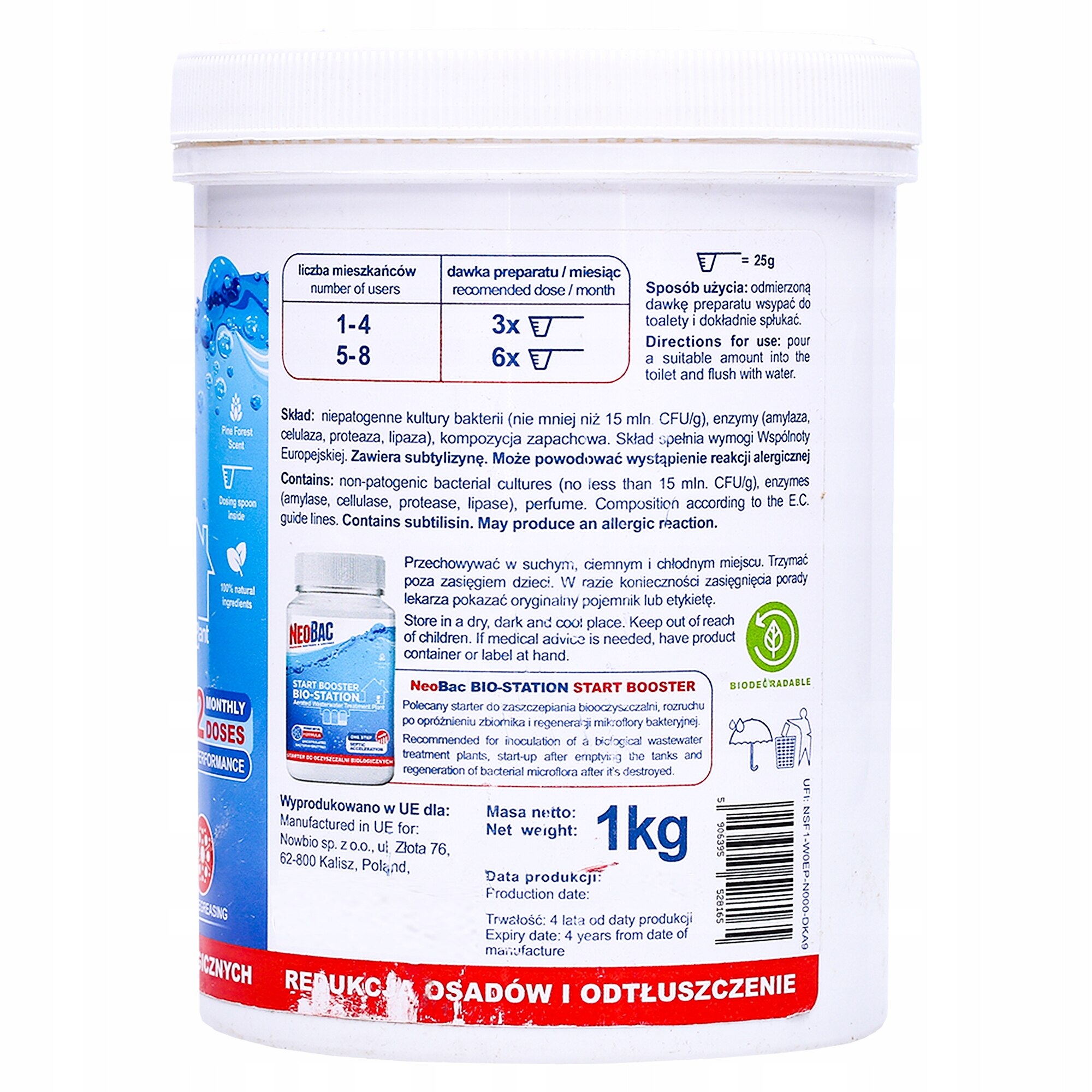 Activator microbiologic, NeoBac, 1000 g - eMAG.ro