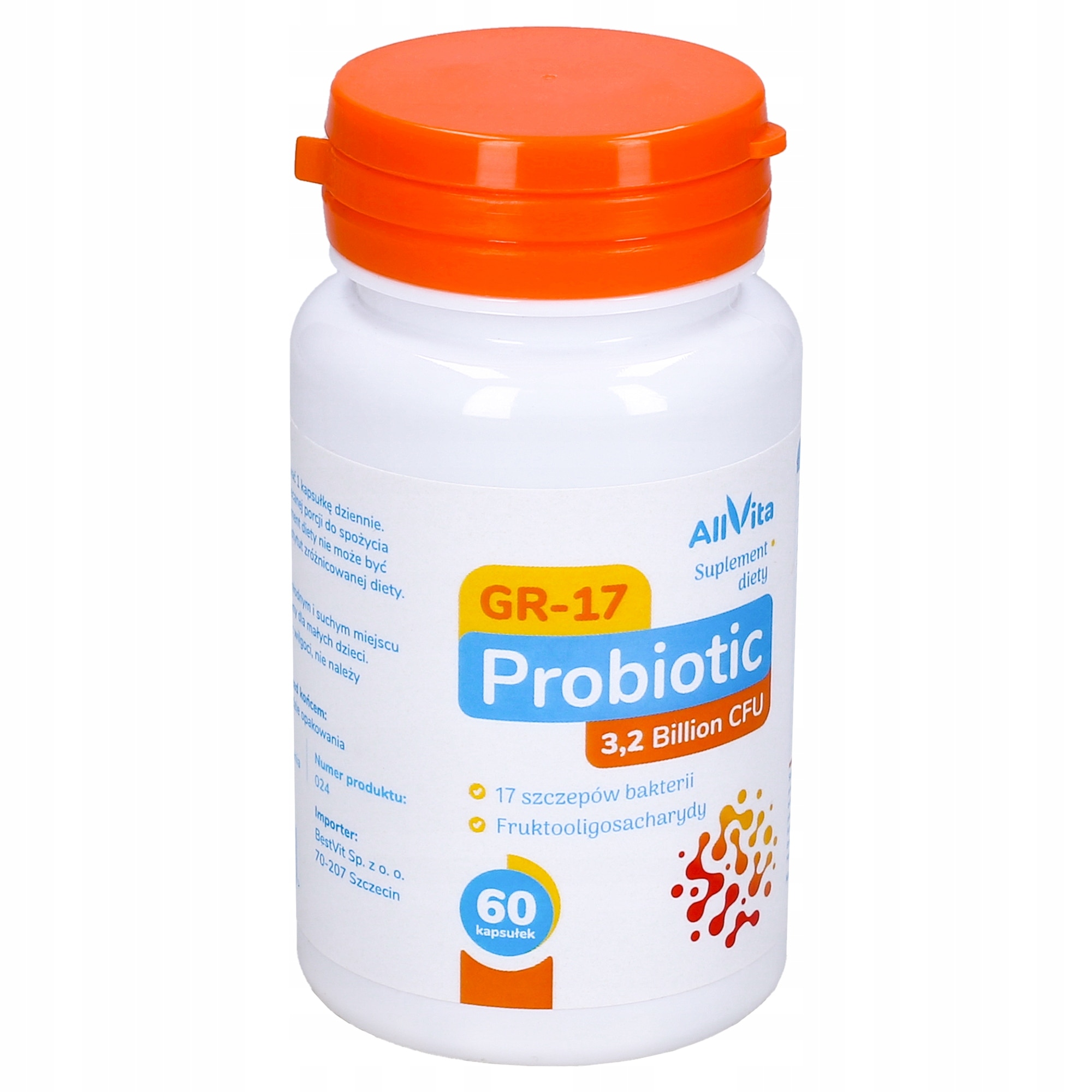 Probiotice, AllVita, ,Pentru sanatatea digestiva, 60 capsule - eMAG.ro