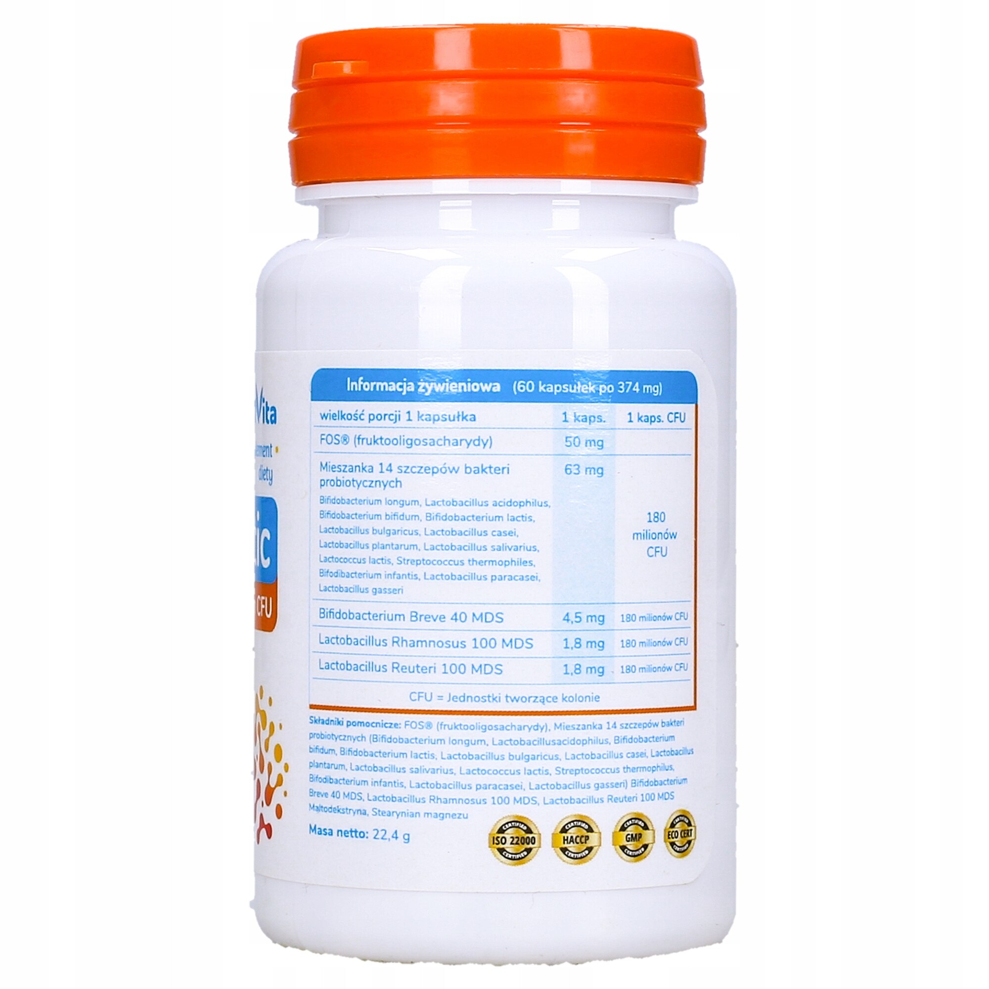 Probiotice, AllVita, ,Pentru sanatatea digestiva, 60 capsule - eMAG.ro