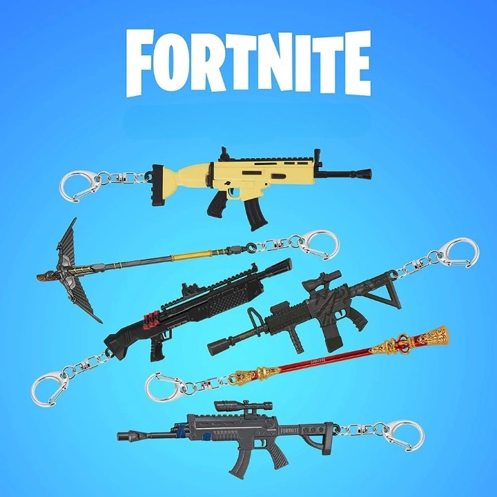 Set figurine breloc, Arma de metal 3D, FORTNITE, 8-15cm, Seria B ...