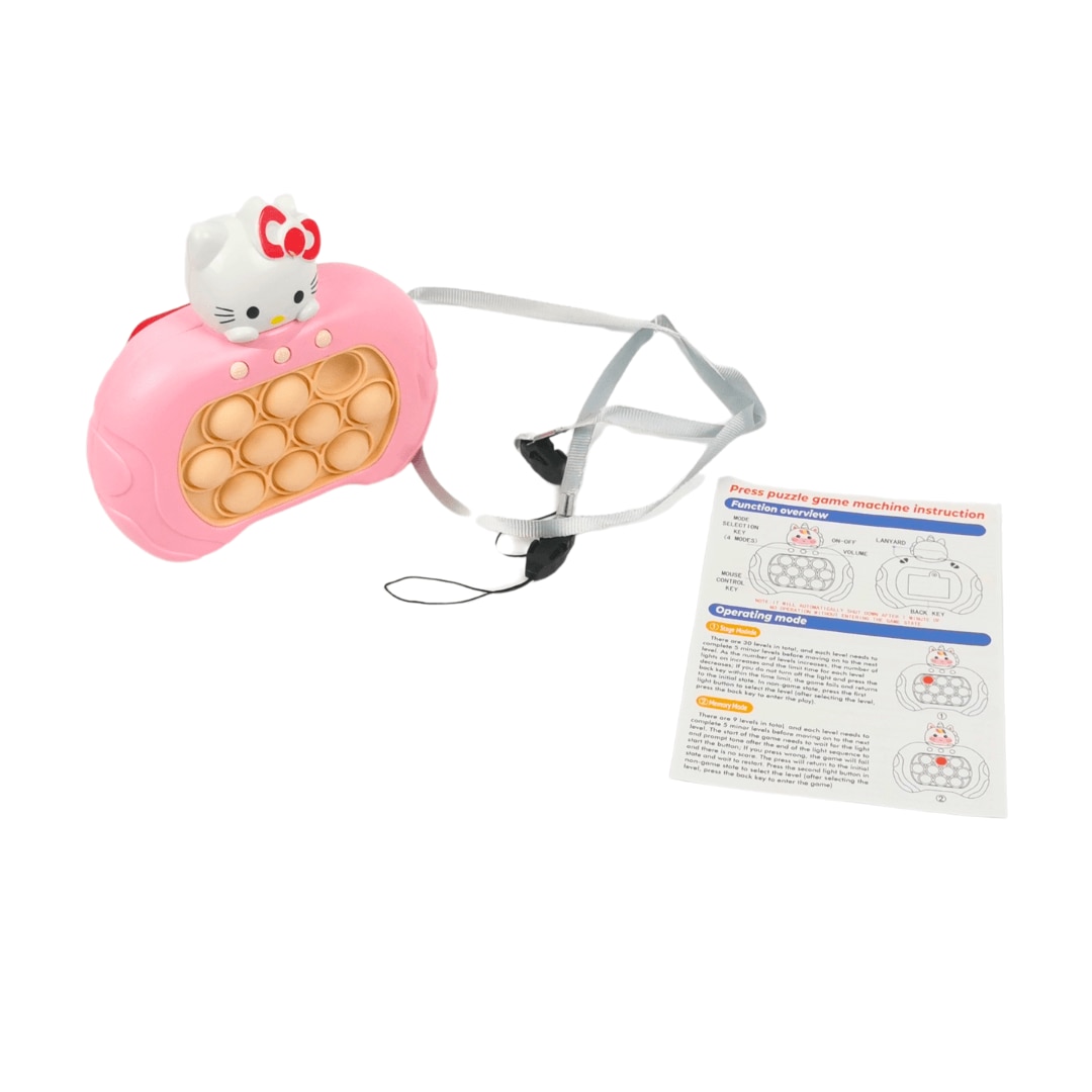 Joc electronic pentru copii, Pop It, Hello Kitty, Cu sunet si lumini ...