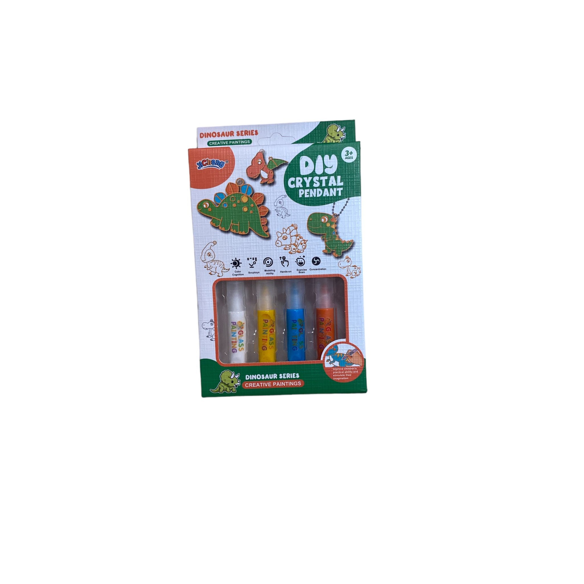 Set DIY de pictat pandative dinosaur din cristal - eMAG.ro