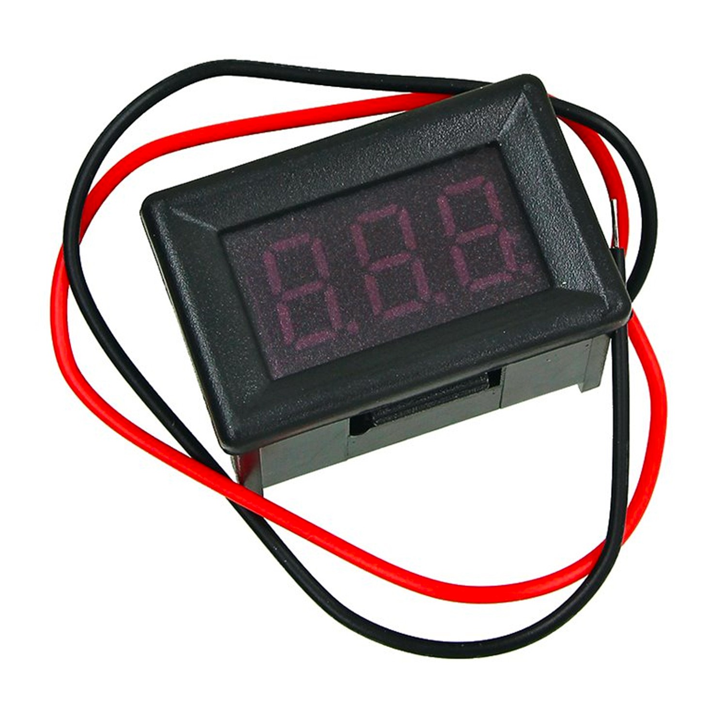 Voltmetru digital pentru panou auto, Elektroweb, 30V, Rosu - eMAG.ro