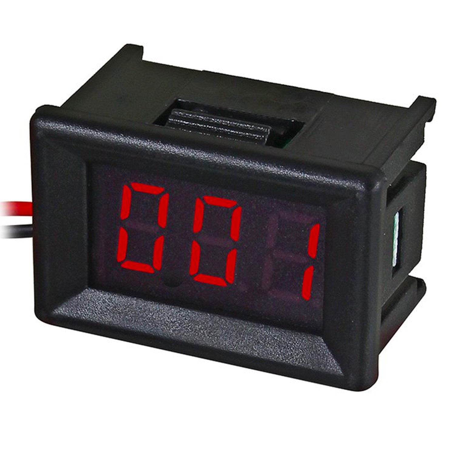 Voltmetru digital pentru panou auto, Elektroweb, 30V, Rosu - eMAG.ro