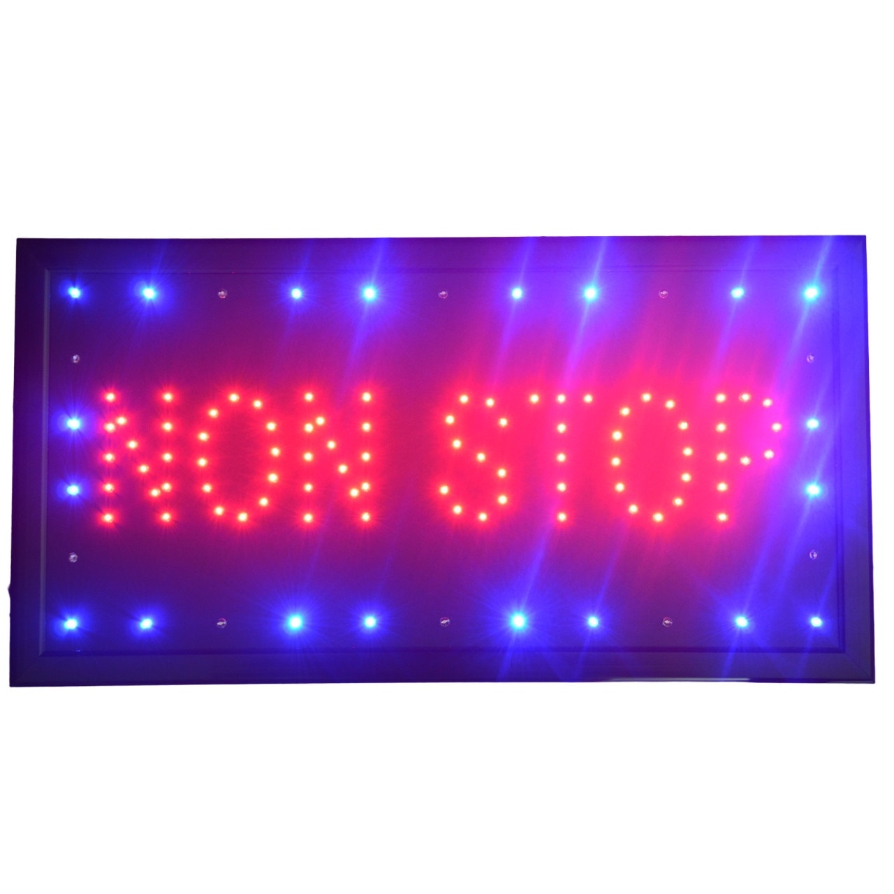 Reclama LED - NON STOP - de interior, 48 x 25 cm - eMAG.ro