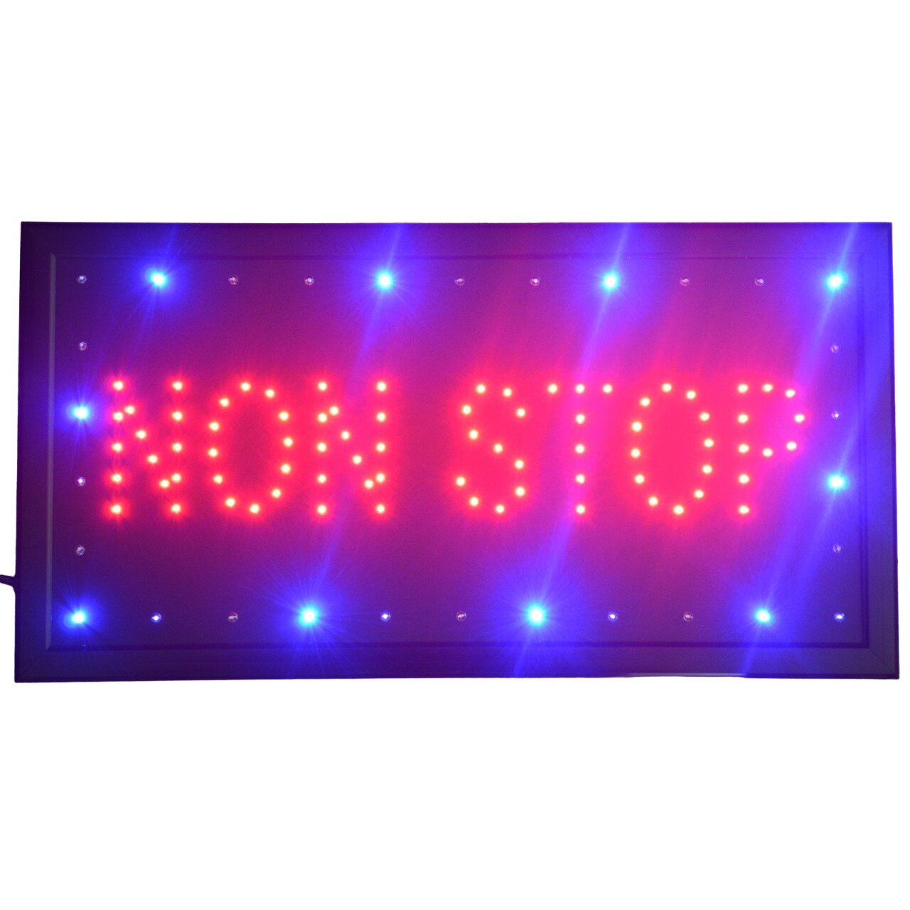 Reclama LED - NON STOP - de interior, 48 x 25 cm - eMAG.ro