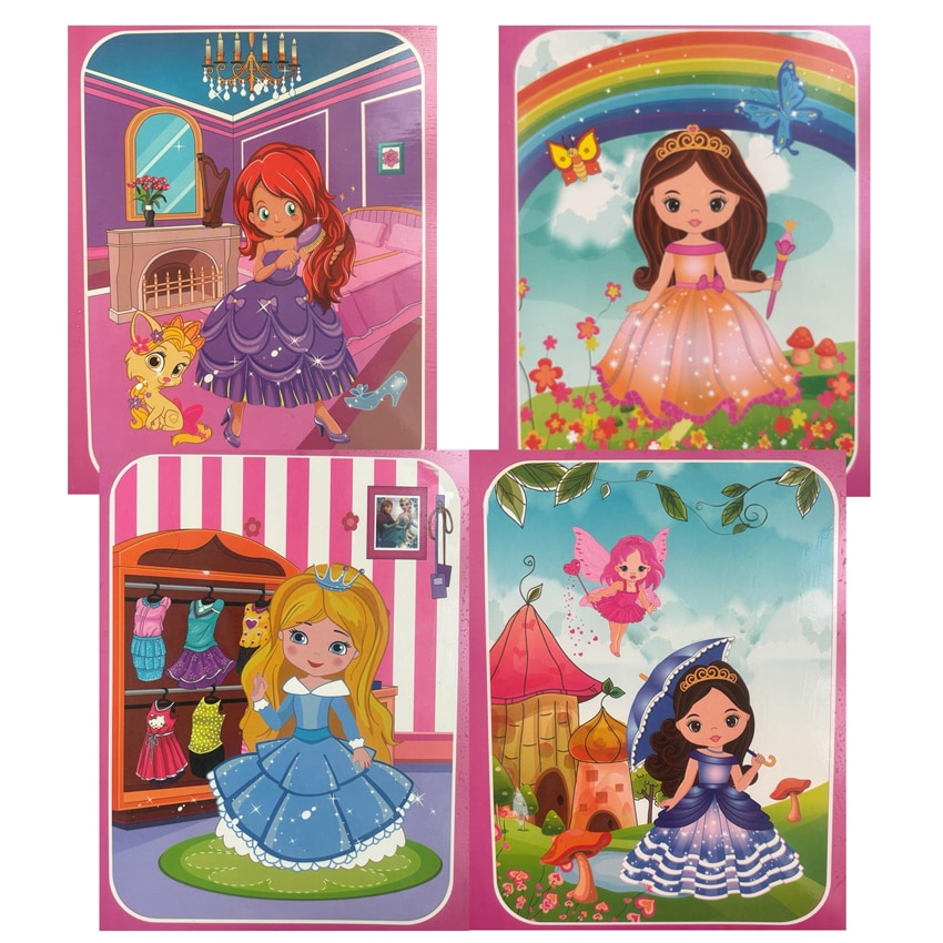 Carte de colorat cu apa tip Magic Book in limba engreza, Linomag ...