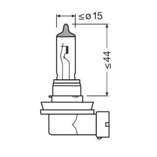 Bec 12V H11 55 W Night Breaker +200% Osram - eMAG.ro