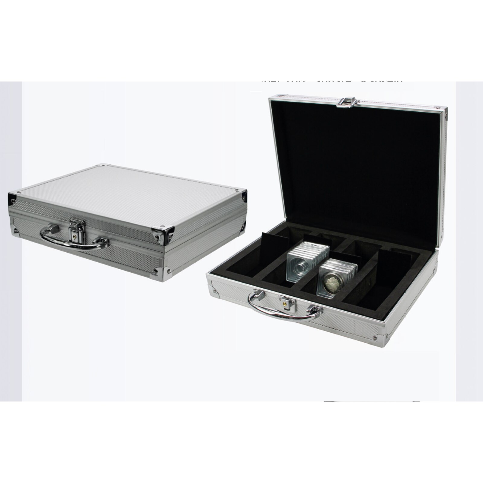 Cutie pentru monede in cartonase, capsule patrate, Safe Albums ...