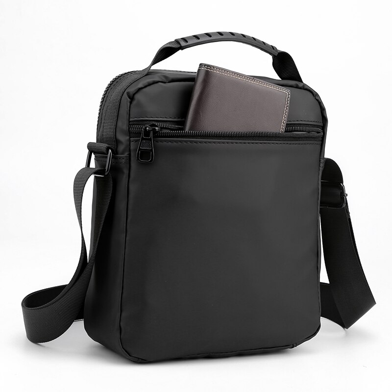 Geanta de mana, de umar sau de piept 9.7", Escalate, 25x21x7 cm, Neagra ...