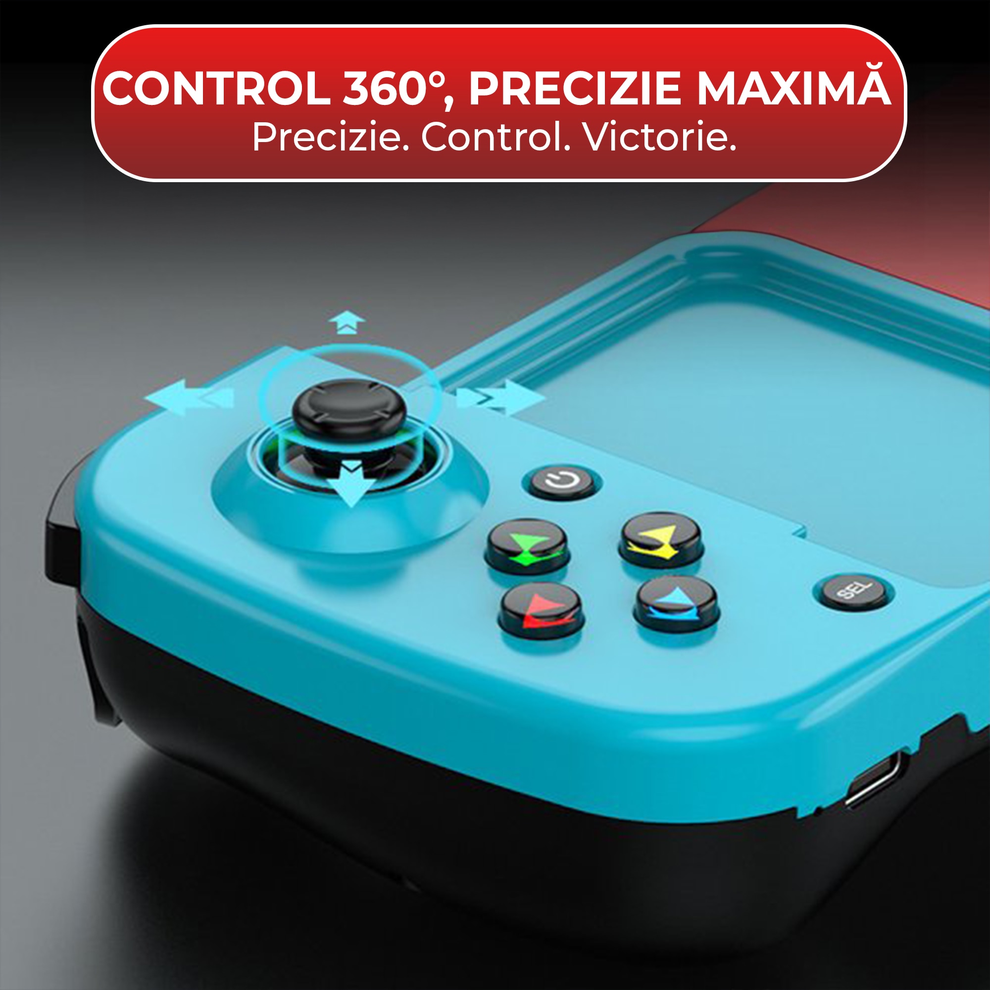 GamePad Controller Gaming pentru telefon Android, iOS, PC, PS, Nintendo ...