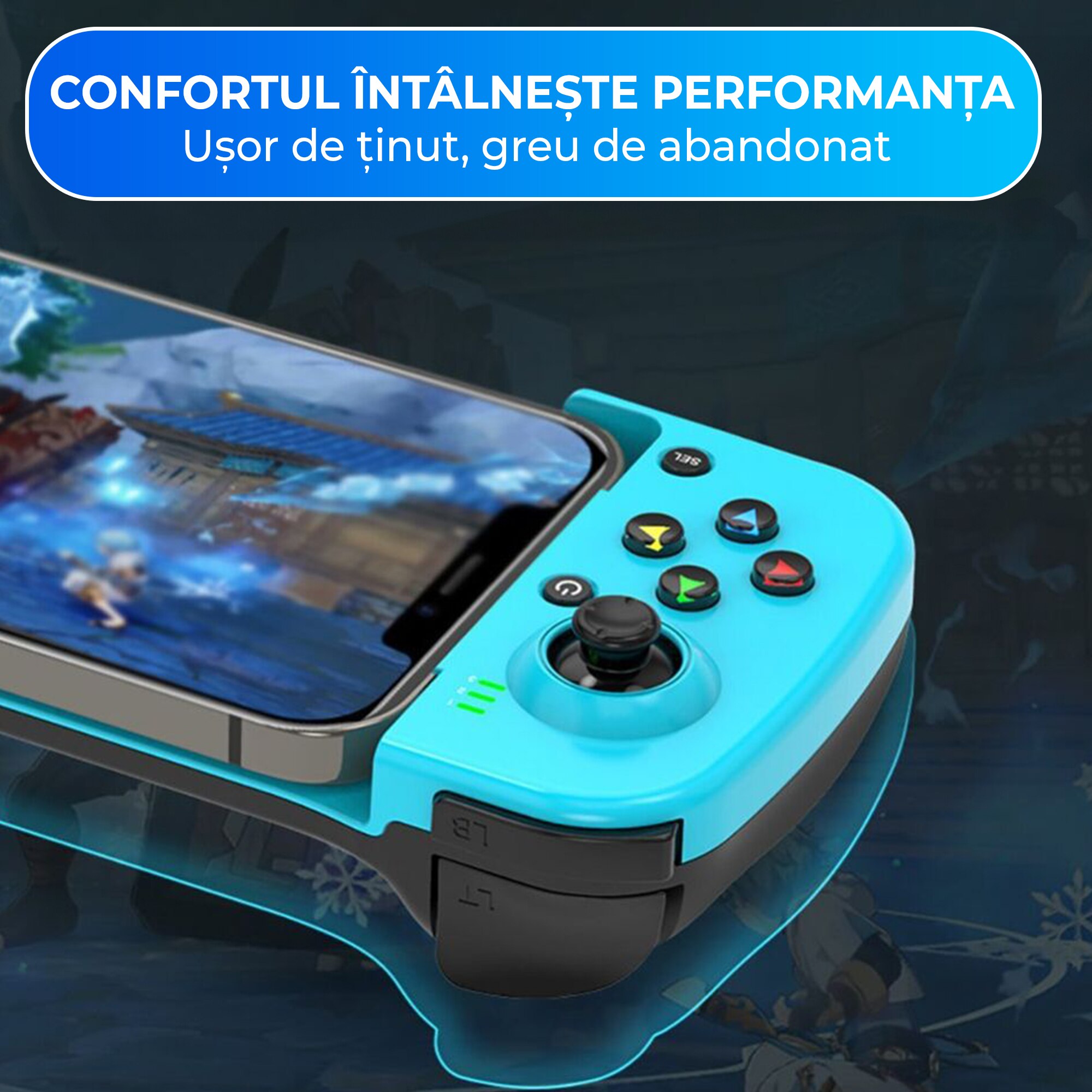 GamePad Controller Gaming pentru telefon Android, iOS, PC, PS, Nintendo ...