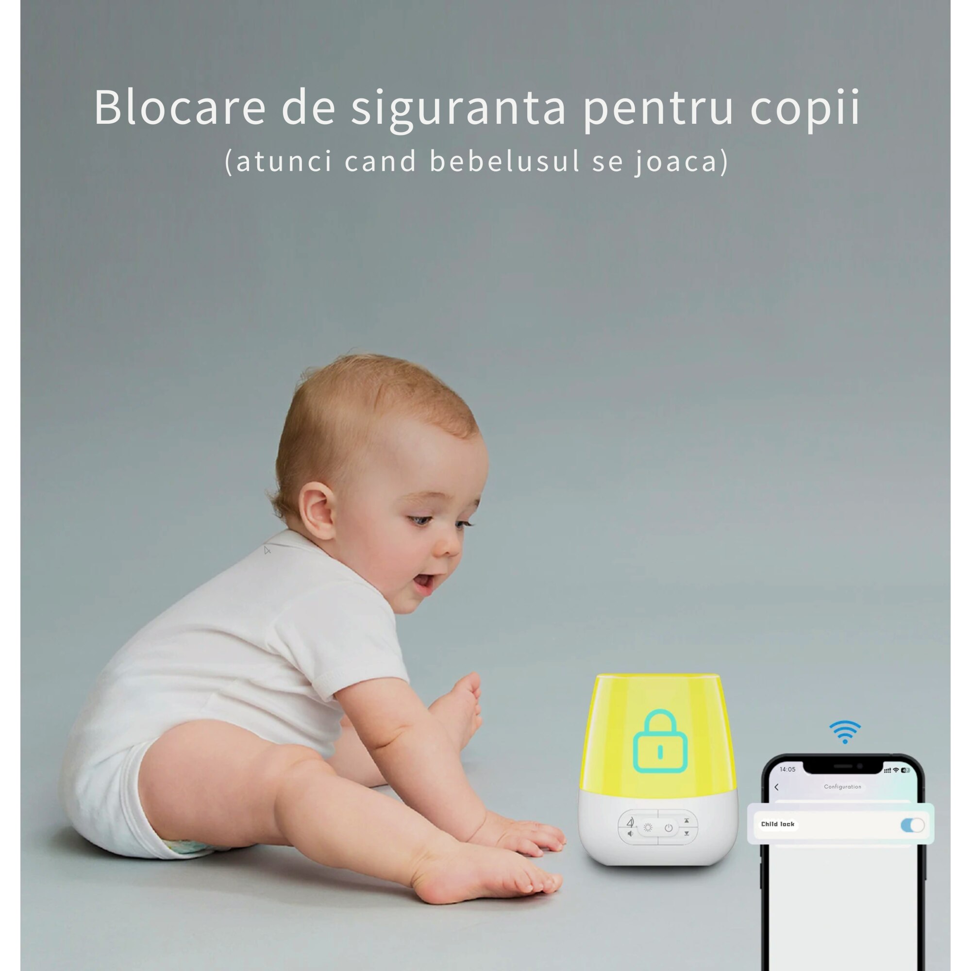 Dispozitiv smart pentru sunete albe white noise, 23 de sunete albe ...