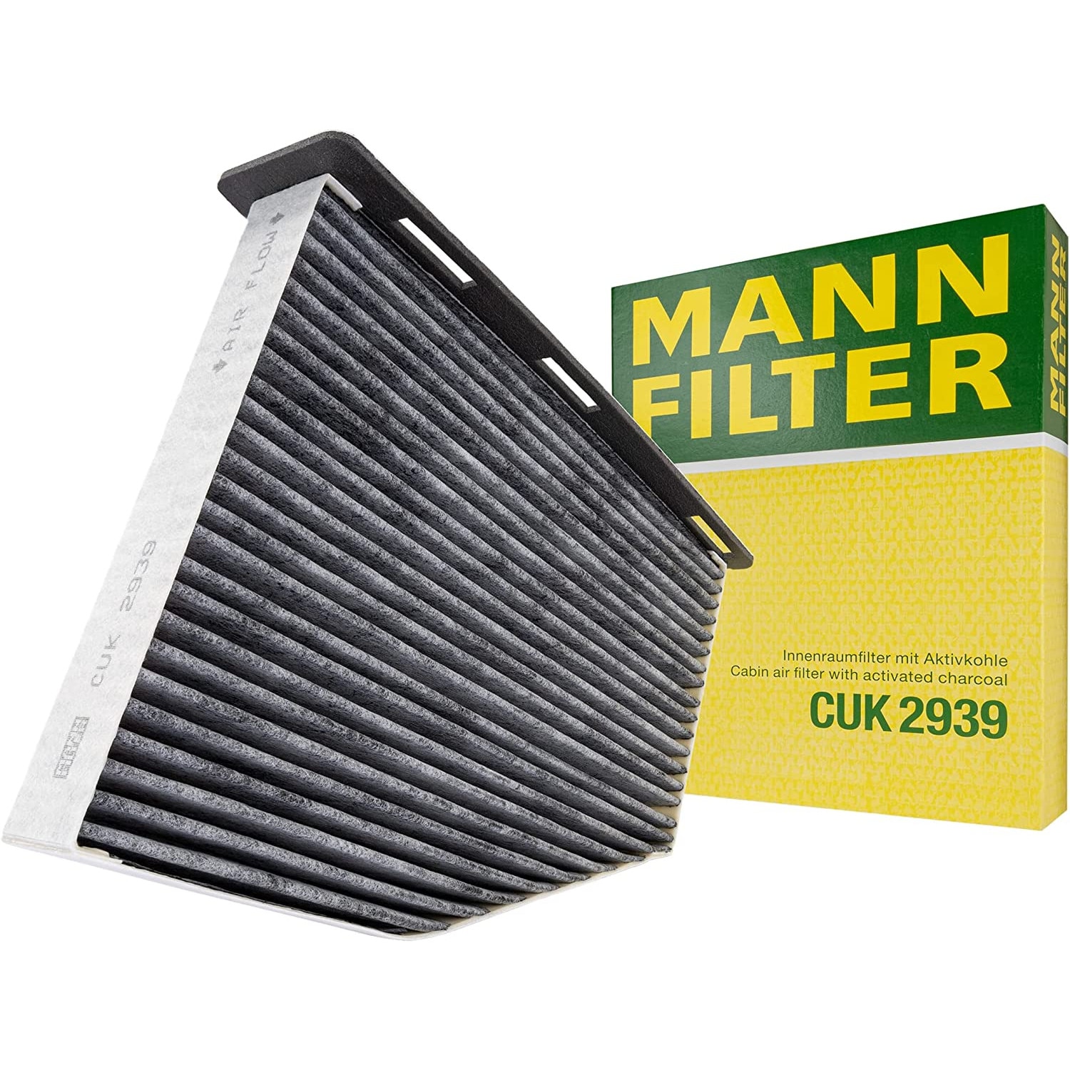 Filtru habitaclu Carbon Activ Mann CUK 2939 pentru Audi, Seat, Skoda ...