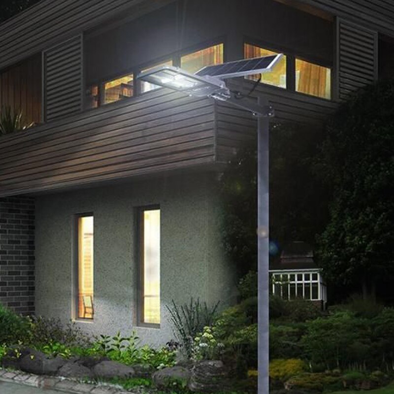 Lampa solara stradala cu panou fotovoltaic, PROCART, 300W, IP65, suport ...