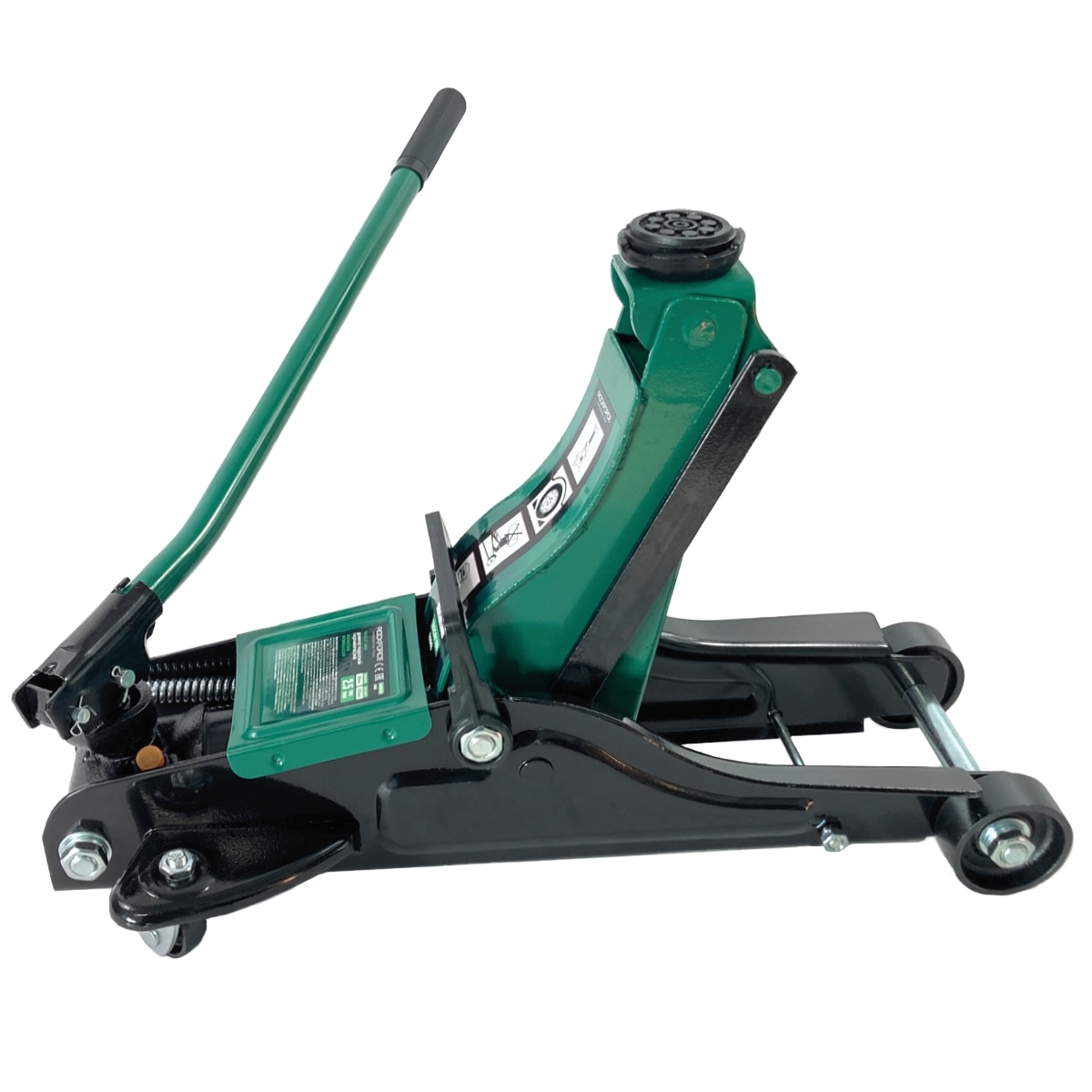 Cric hidraulic, Rock Force, 2.5T, Verde/Negru - eMAG.ro