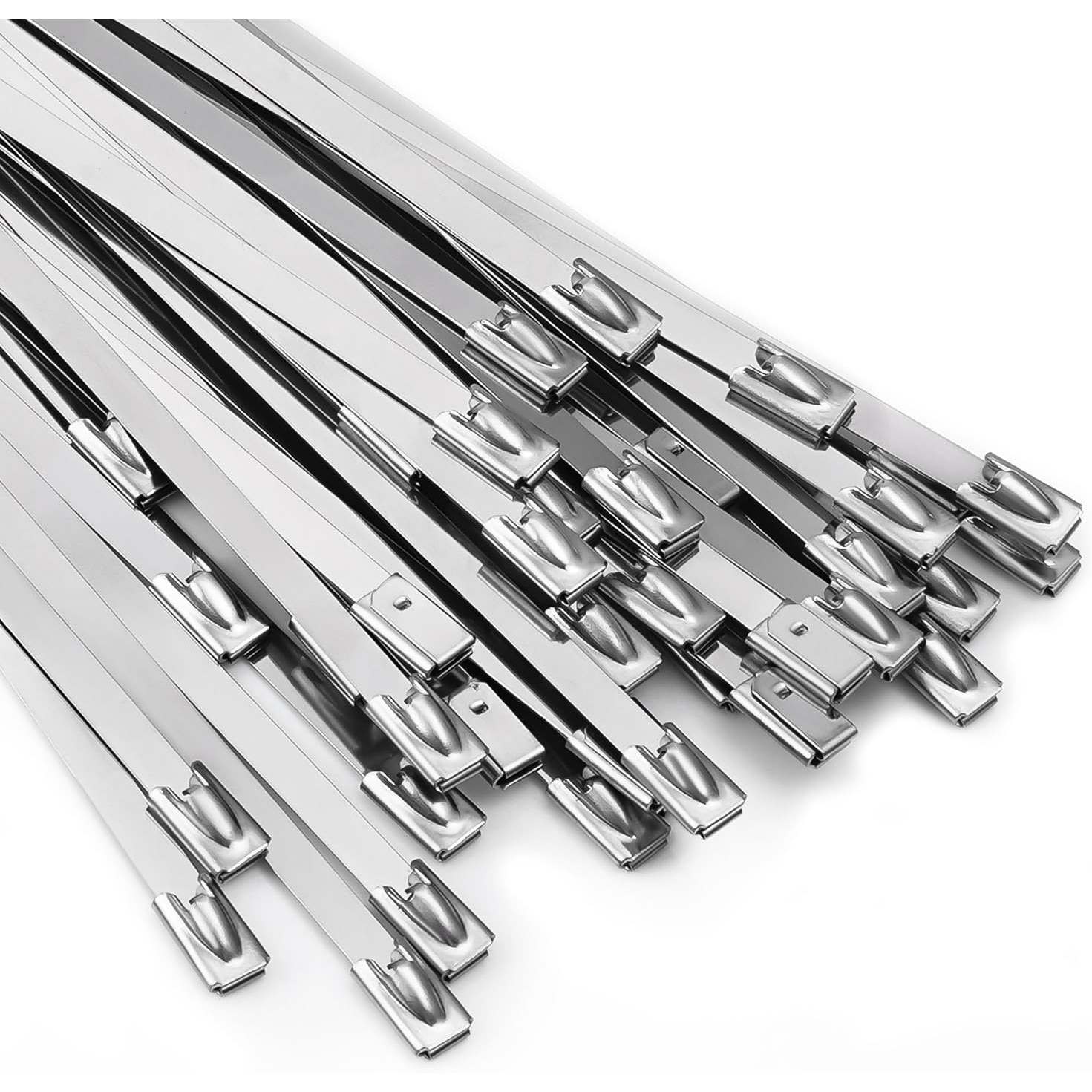 Set 300 coliere metalice reglabile din XGETOP®, 4.6 x 400 mm, reglabile ...