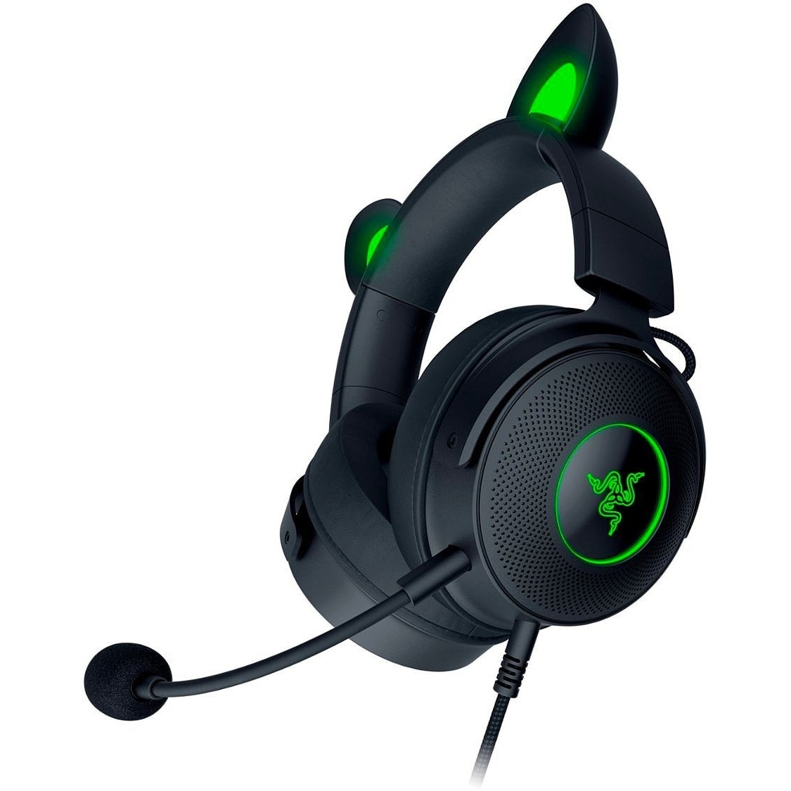 Casti gaming Razer Kraken Kitty Edition V2 Pro, 7.1 Surround, negru ...