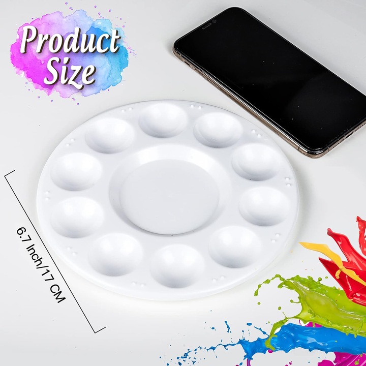 Set 5 paleta pictura, Axroad Mall, Cu 10 compartimente mici, 1 ...
