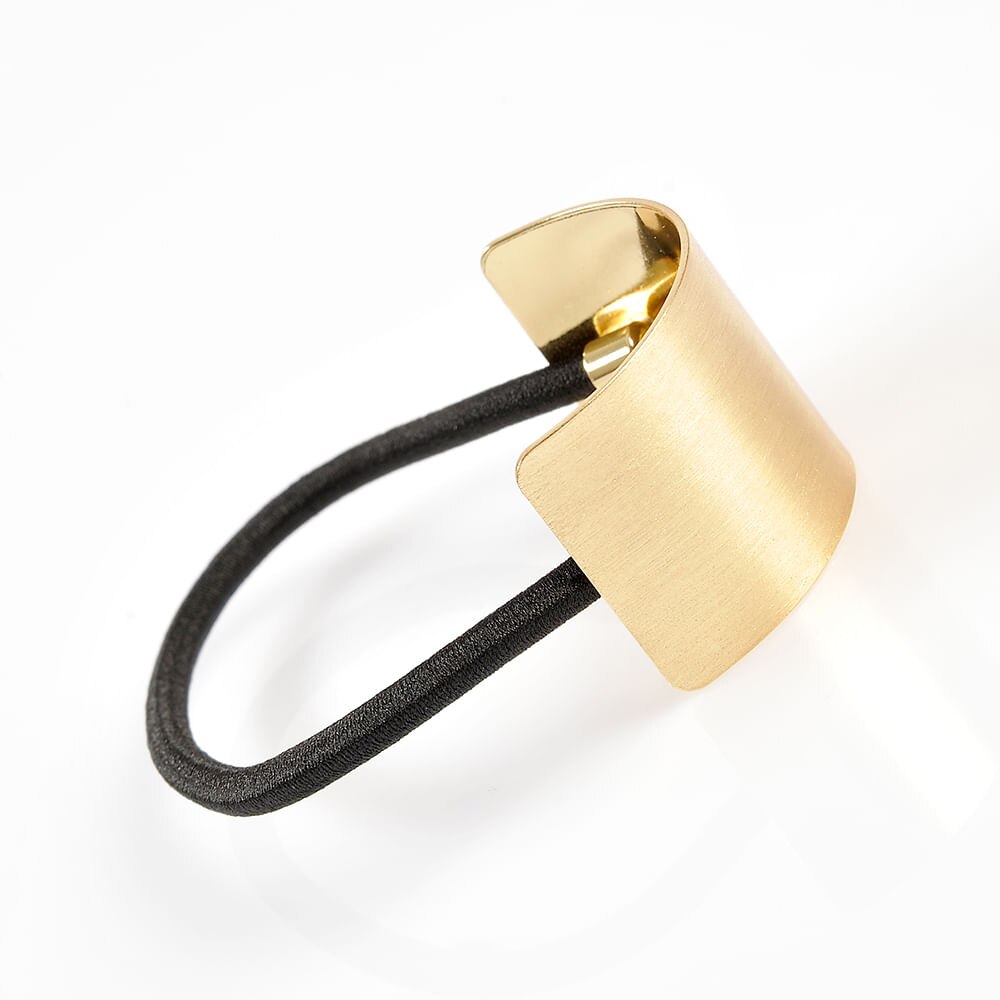 Elastic par cu accesoriu semirotund auriu, Meli Melo Paris - eMAG.ro