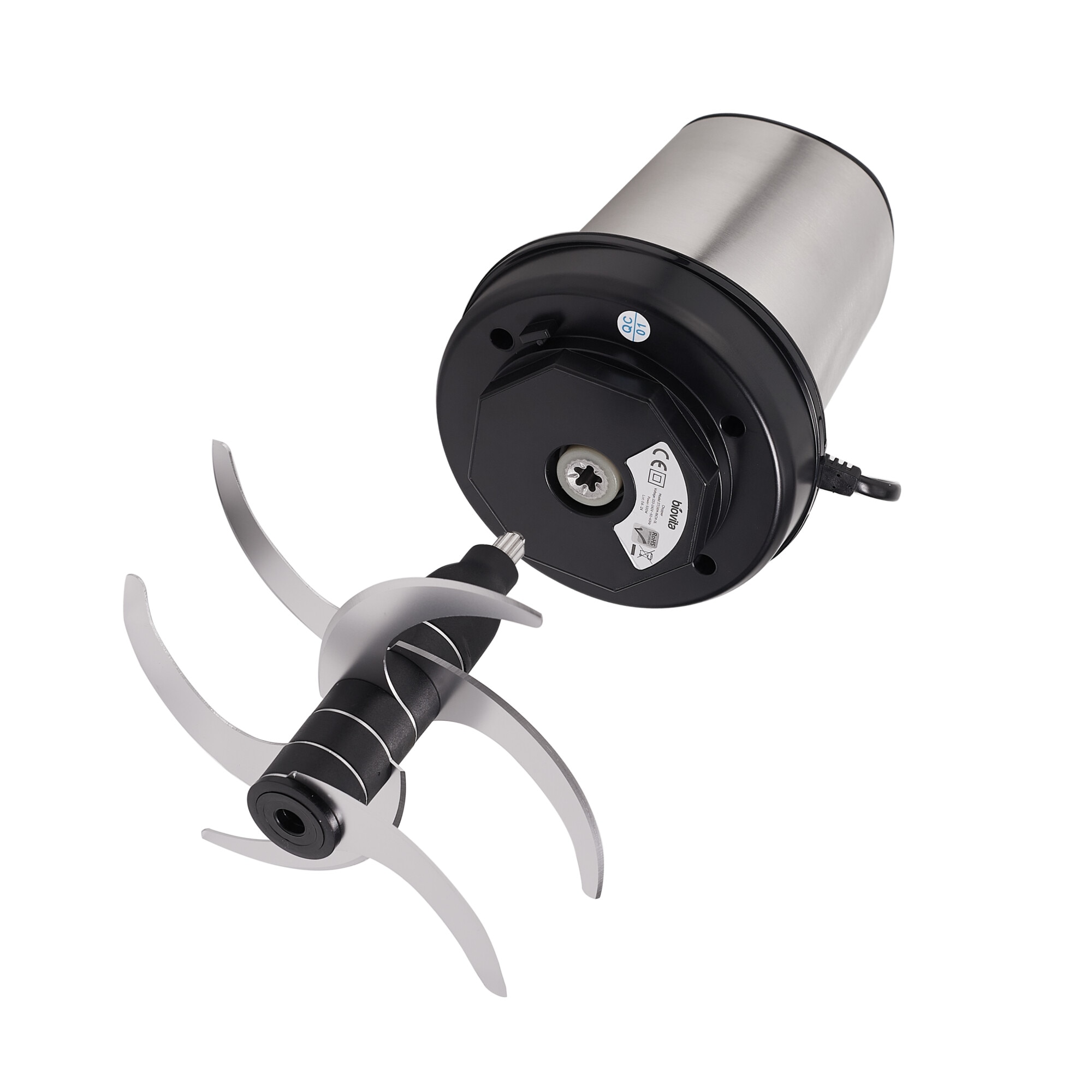 Tocator pentru Alimente, 500W, 3L, 6 Lame, 2 Viteze, Vas din Inox ...