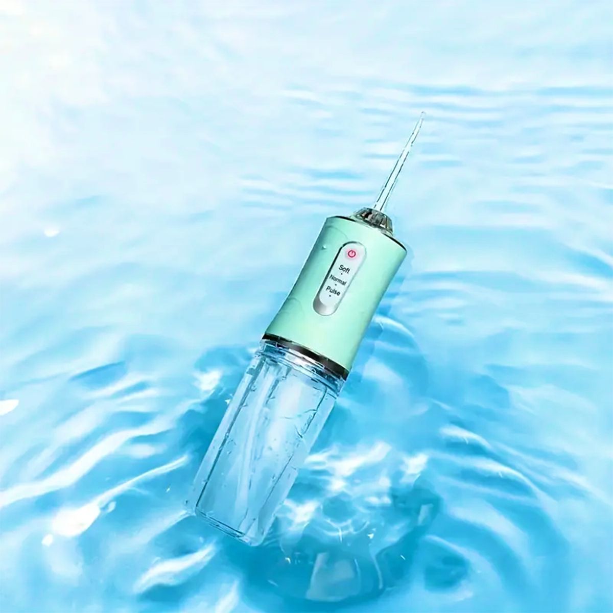 Irigator pentru dus bucal, Acumulator, 4 Capete Curatare Anti-Tartru ...