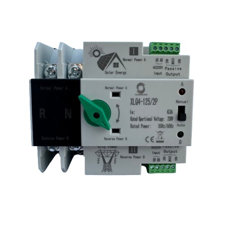 Comutator ATS 220V 2P-63A monofazat, separator automat de la panouri ...