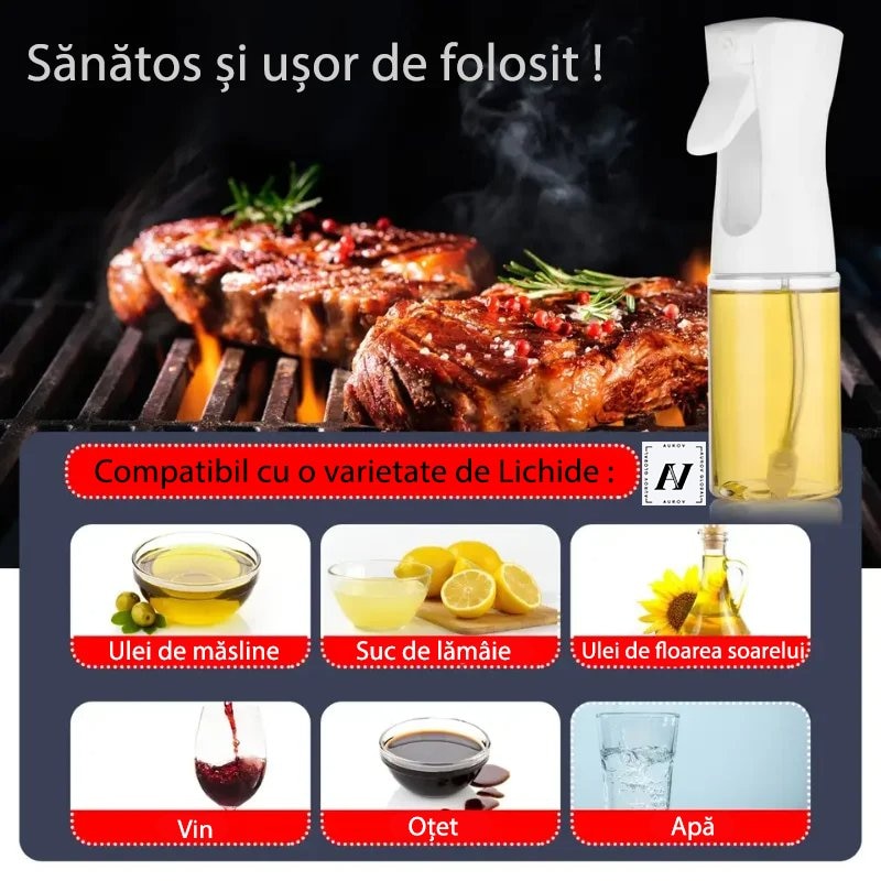 Set 2 pulverizatoare pentru Ulei sau alte lichide Aurov ...