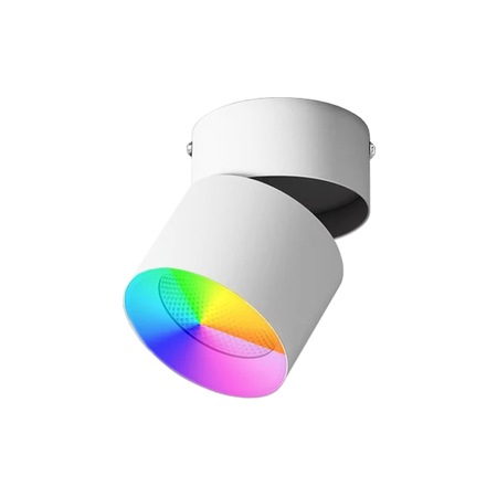 Spot de tavan pliabil si dimabil LED 12W, Smart WiFi, RGB, 3000K-6500K ...