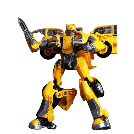 Robot Transformers BUMBLEBEE, aliaj plastic, jucarie de actiune din ...