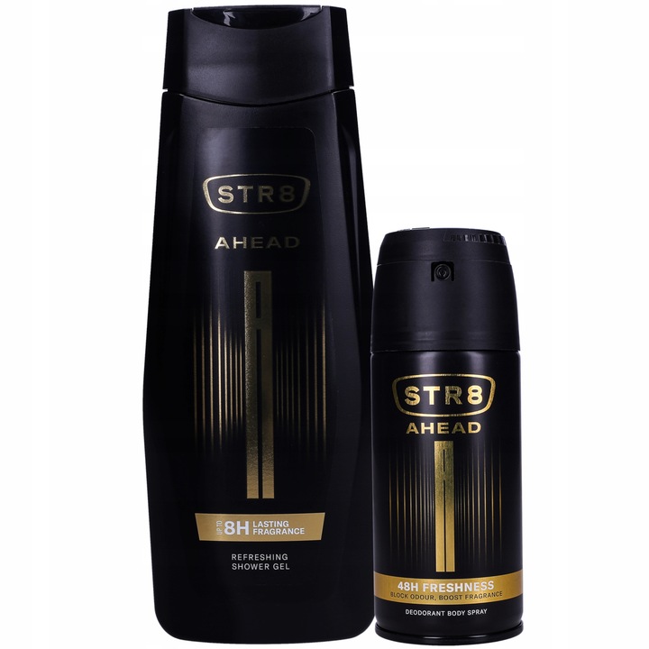 Set Gel de dus si Deodorant STR8 Ahead, 400ml x 150ml - eMAG.ro