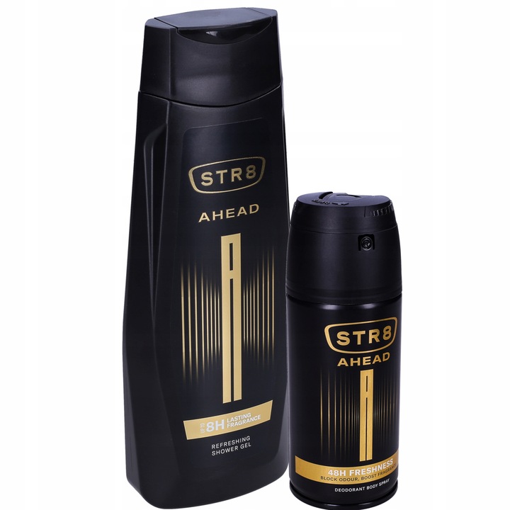 Set Gel de dus si Deodorant STR8 Ahead, 400ml x 150ml - eMAG.ro