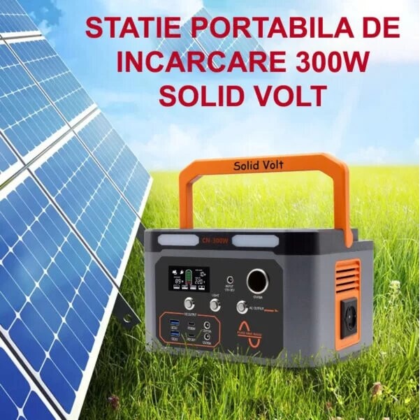 Statie de Incarcare si Alimentare Portabila Solid Volt 300/600W ...