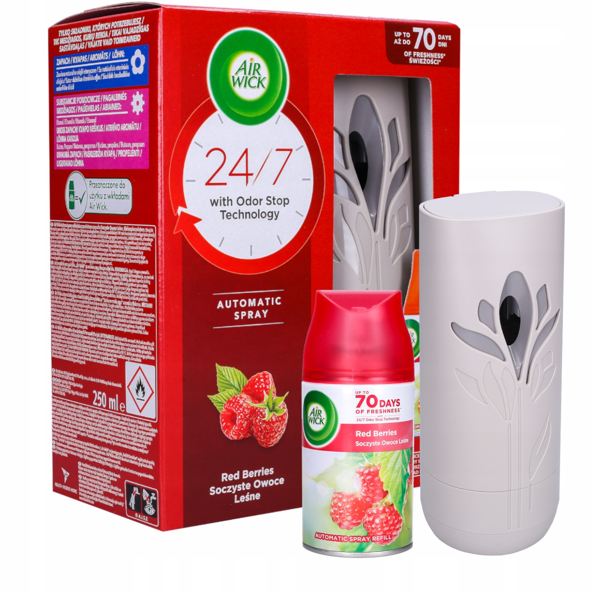 Odorizant camera si o rezerva, Air Wick, Red Fruits, 250ml - eMAG.ro