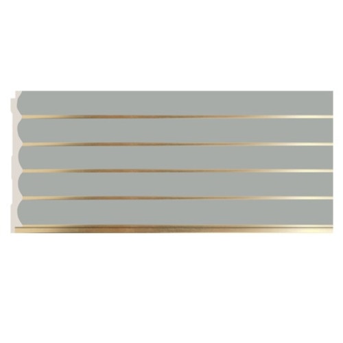 Riflaj din polimer dur, Alb Perlat/Auriu, 300 x 15 x 1.1 cm - eMAG.ro