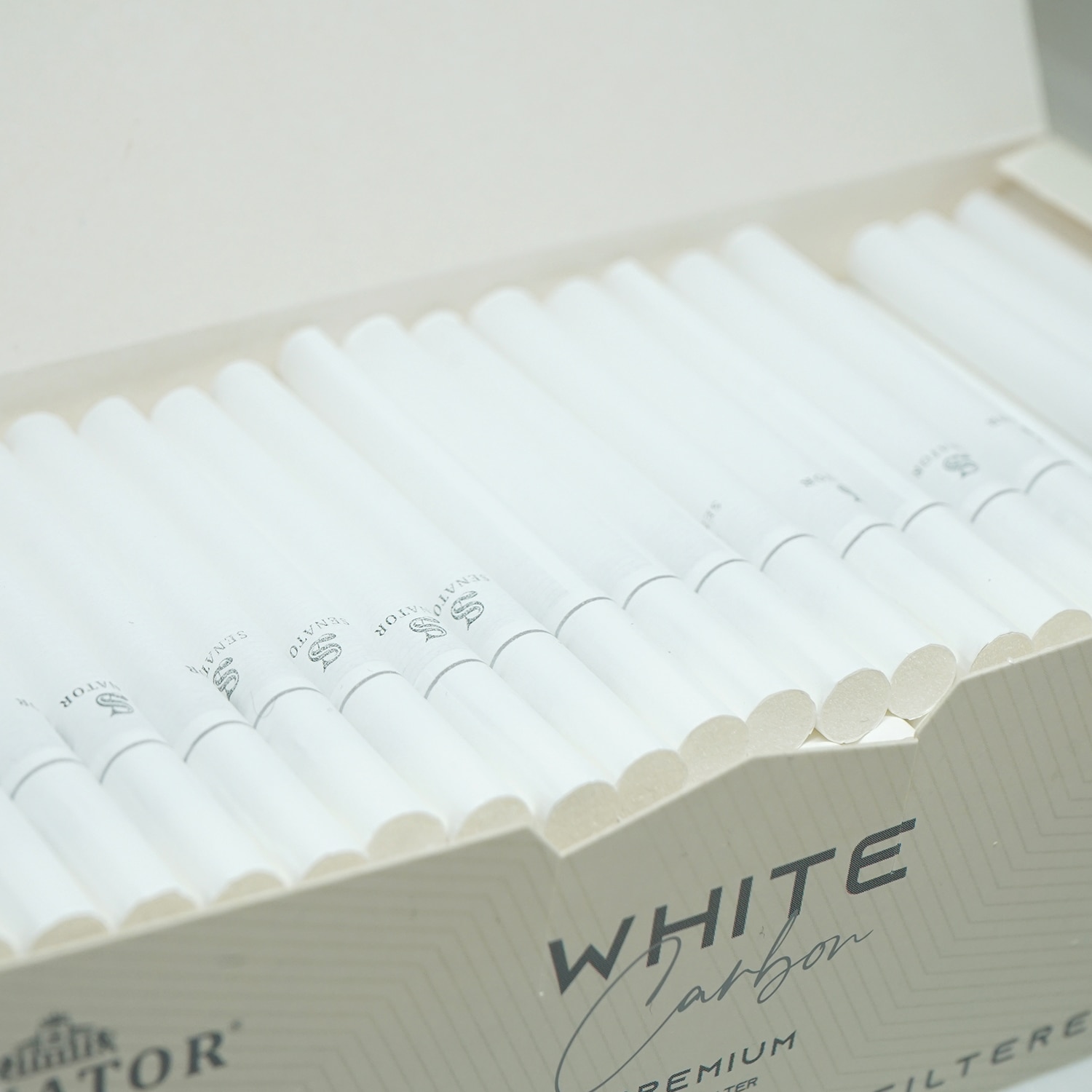 Tuburi tigari SENATOR - Carbon Premium 24 mm WHITE 200 - eMAG.ro