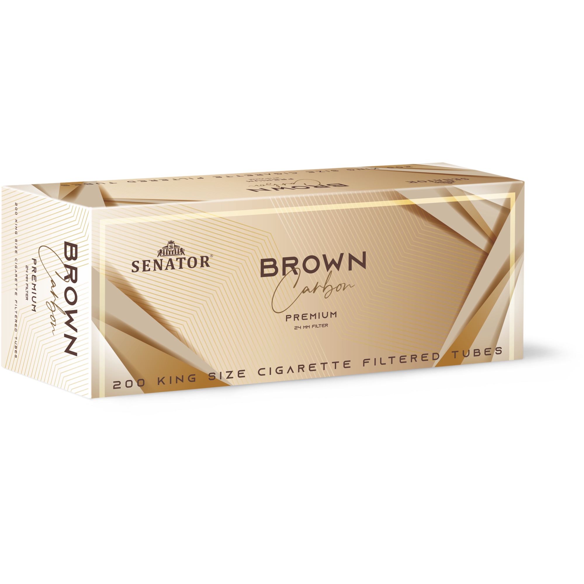 Tuburi tigari SENATOR - Carbon Premium 24 mm BROWN 200 - eMAG.ro